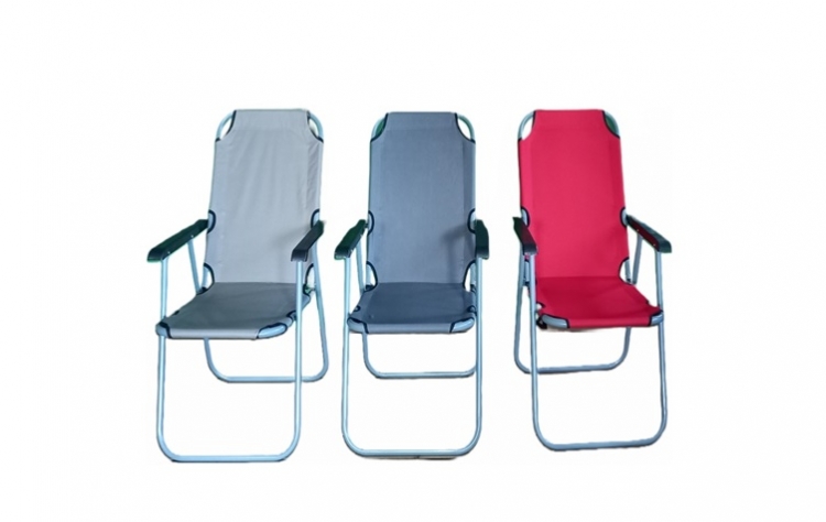 ΚΑΡΕΚΛΑΚΙΑ ΠΑΡΑΛΙΑΣ ΜΕ ΨΗΛΗ ΠΛΑΤΗ 55x46x87cm | Εcoshadow.gr
